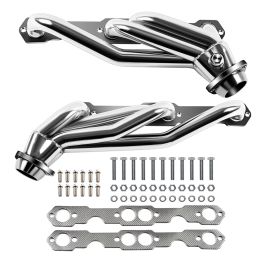 1988-1997 Chevy GMC C/K 1500 2500 3500 5.0L 5.7L Exhaust Shorty Header ...