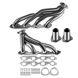 Fits Chevy GMC Big Block V8 396 402 427 454 502 Shorty Header Exhaust ...