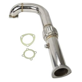 Subaru GT35 GT35R T3 4-Bolt Flex 3" Turbo Downpipe Exhaust ...