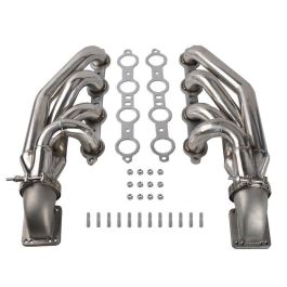 Chevy Pontiac Shorty Exhaust Manifold Header w/Elbow T3 T4 to 3.0" V ...